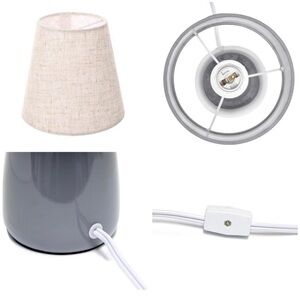 Accents | 95 Tall Traditional Ceramic Thimble Base Bedside Table Desk ...